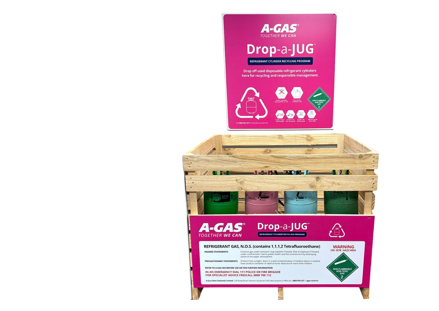 A-Gas | Drop-a-JUG™ Refrigerant Cylinder Recycling Program